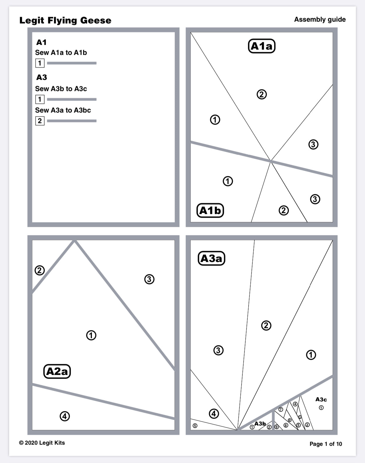 Legit Flying Geese Quilt Kit – Legit Kits