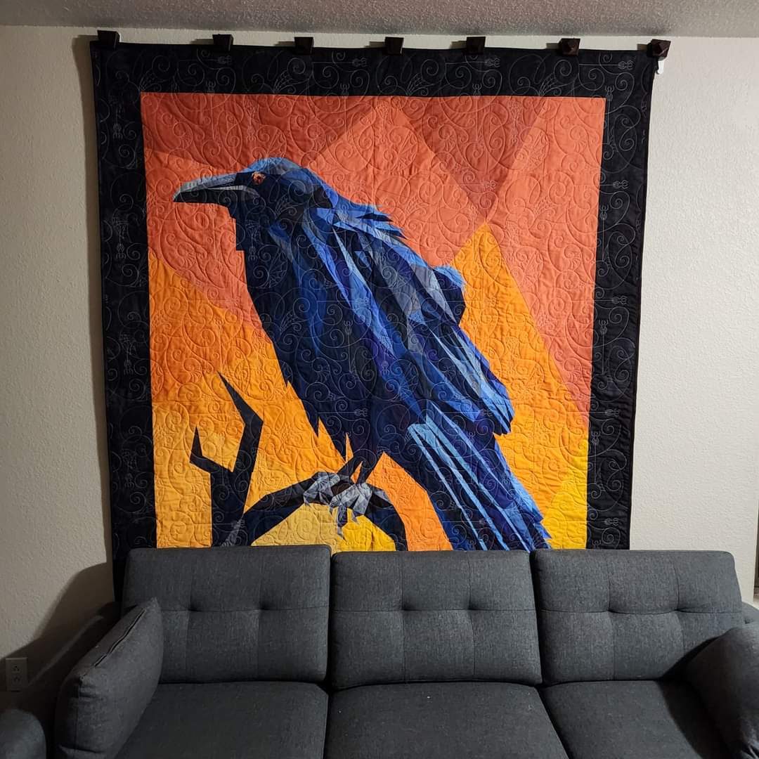 Edgar the Raven Quilt Kit – Legit Kits