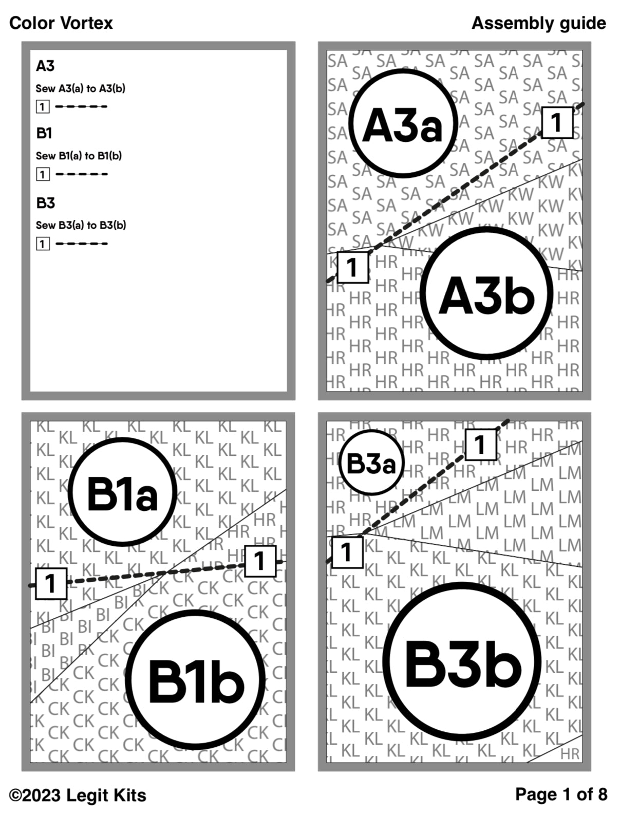 Color Vortex Quilt Kit – Legit Kits