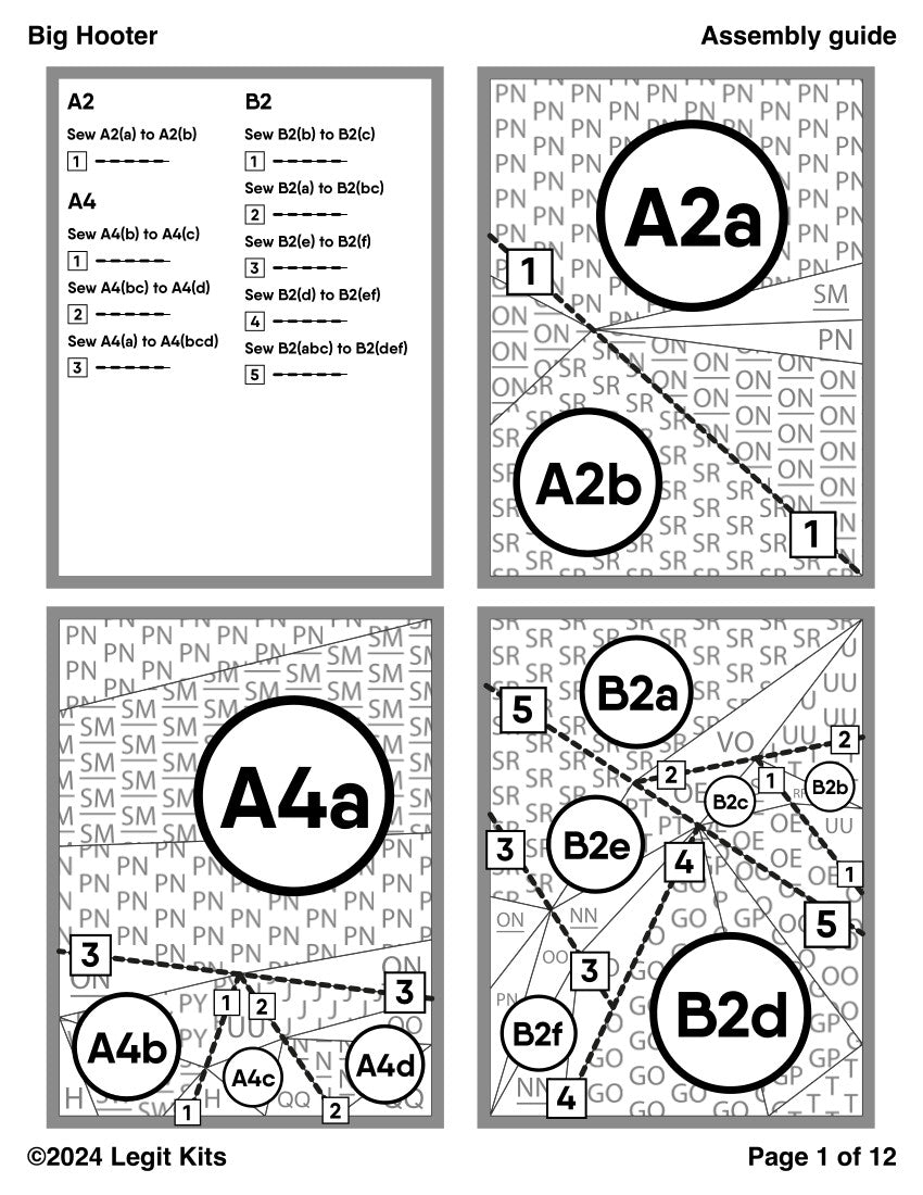 Big Hooter Pattern – Legit Kits