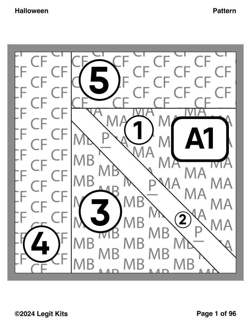 Halloween Pattern by Cole's Quilts – Legit Kits