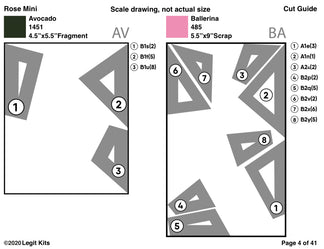 Rose Mini Quilt Kit – Legit Kits