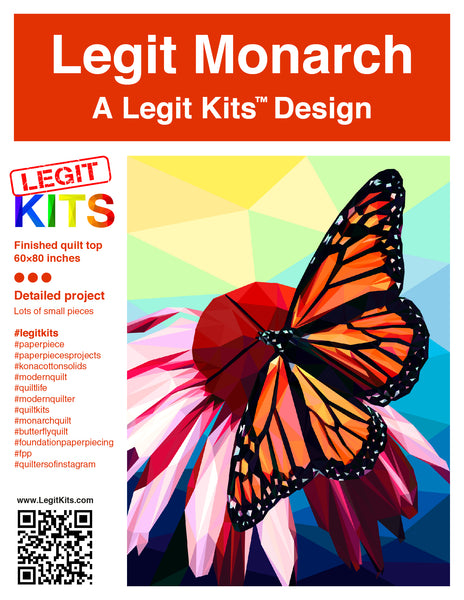 Legit Monarch Printed Pattern Only – Legit Kits