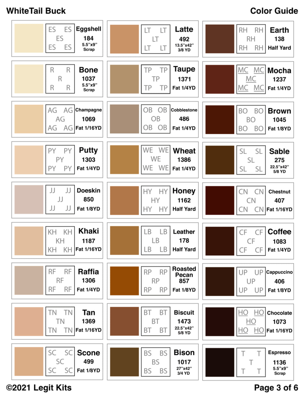 White Tail Buck Quilt Kit – Legit Kits