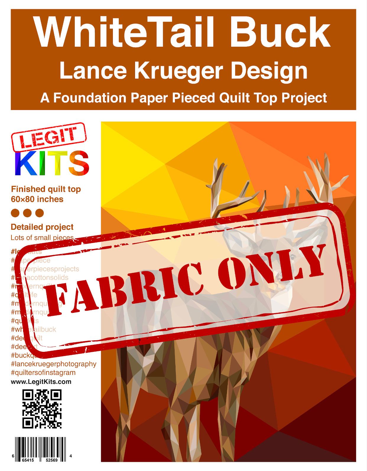 White Tail Buck Fabric Pack – Legit Kits