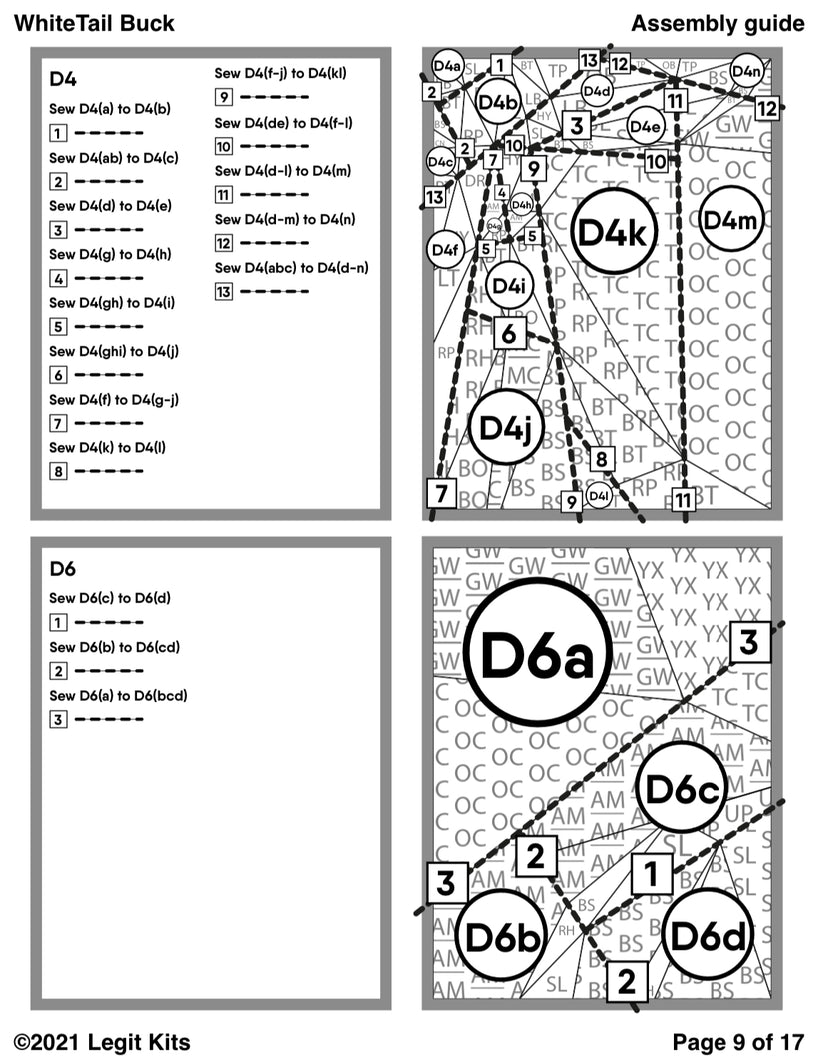 White Tail Buck Quilt Kit – Legit Kits